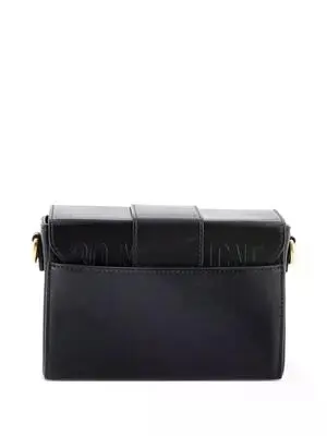 Dior 30 Montaigne Box Bag Leather Crossbody - Black