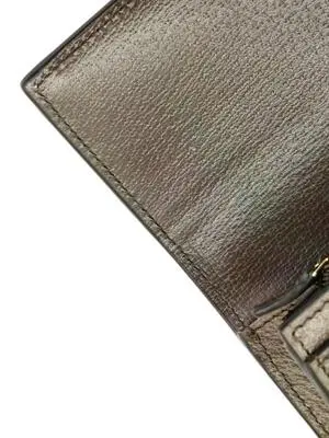 Gucci Ophidia Continental Wallet Gg Coated Canvas Small Wallets