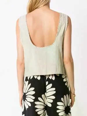 OSKLEN Frayed-edge Top
