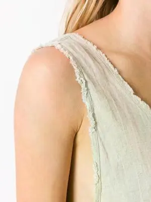 OSKLEN Frayed-edge Top