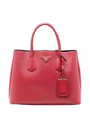 Prada Medium Saffiano Cuir Double Satchel