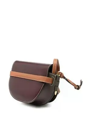 Loewe Mini Leather Gate Crossbody Bag - Red