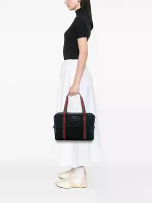 Gucci Gg Canvas Web Business Bag