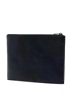 Saint Laurent 2019 Croc Embossed Monogram Clutch