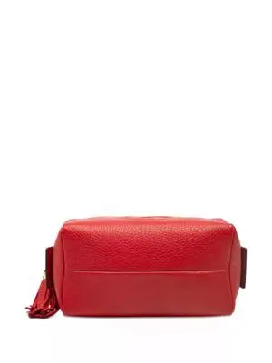 Gucci Leather Soho Cosmetic Pouch - Red