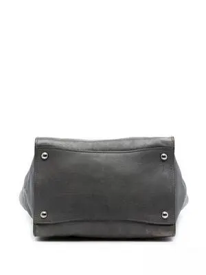 Prada Small Glace Calf Twin Pocket Satchel - Grey