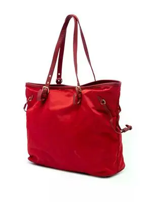Prada Saffiano Trimmed Tessuto Tote Bag 2000-2026