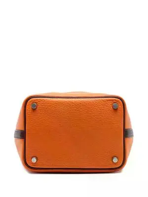 Hermès 2003 Bicolor Clemence Picotin 18 Handbag - Brown