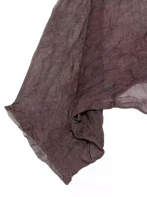Antonelli Firenze Arnica Crinkled Crop Top