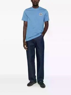 Moncler Striped-logo Cotton T-shirt