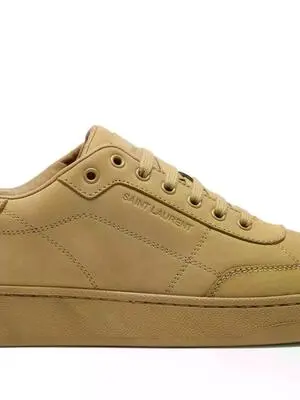 Saint Laurent Leather Lace-up Sneakers