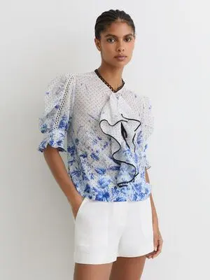 Reiss Floral Tops