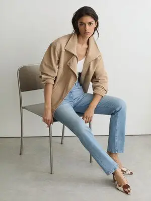 REISS Slim Straight-leg Jeans - Light Blue