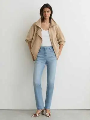 REISS Slim Straight-leg Jeans - Light Blue