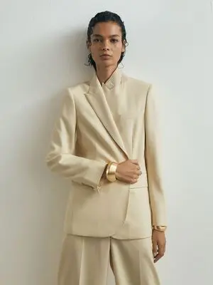 ATELIER Silk-wool Single-breasted Blazer