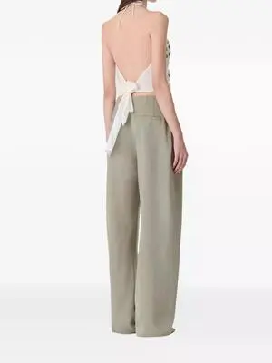 IRO PARIS Sonja Pleated Trousers - Green