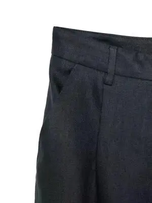 LARDINI Pleated Trousers - Blue