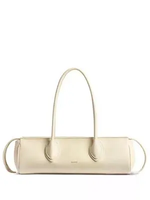 Khaite Leather Shoulder Bag - Neutrals