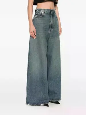 Balenciaga Wide-leg Jeans - Blue