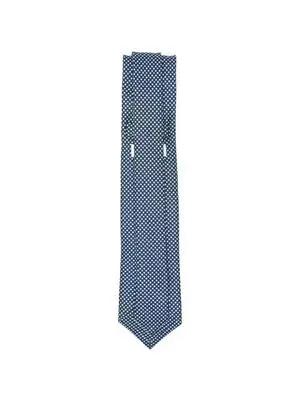 ERRICO FORMICOLA Patterned Neck Tie - Blue