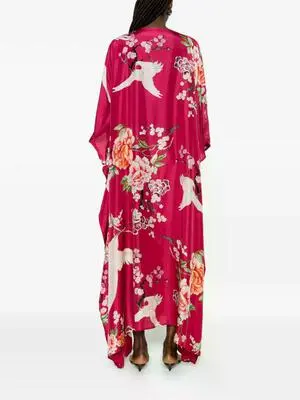 DOLCI FOLLIE Floral-print Maxi Kaftan