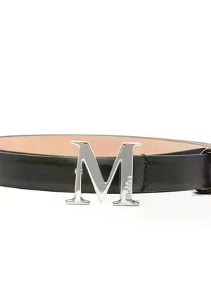 Max Mara Leather Belt - Black