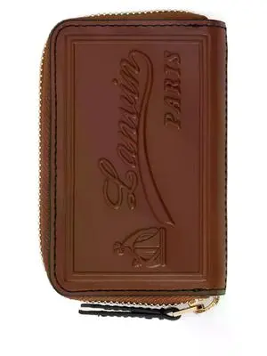 LANVIN Zip Wallet - Brown