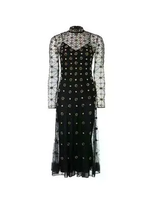 TEMPERLEY LONDON Crossbone Lattice Gown