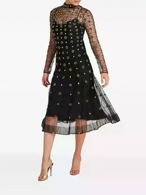 TEMPERLEY LONDON Crossbone Lattice Gown