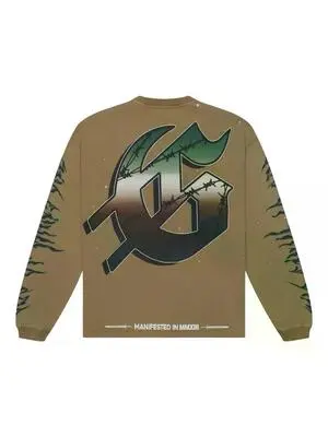 GODSPEED Graphic Long-sleeve Sweatshirt - Green