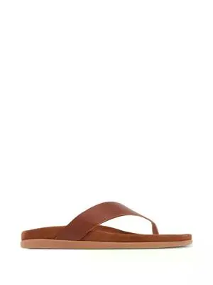 Women's Brown Slip Sandals