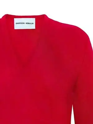EMERSON RENALDI V-neck 3/4 Sleeve Sweater
