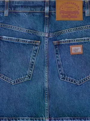 Dolce & Gabbana Denim Mini Skirt - Blue