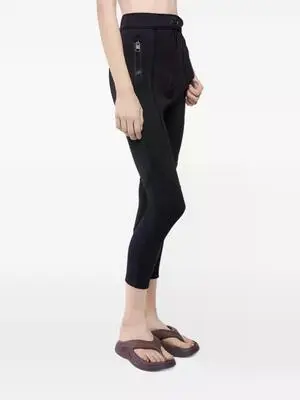 Rabanne Zip-pocket Capri Trousers - Black
