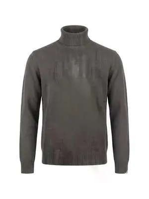 LARDINI Roll-neck Sweater - Grey