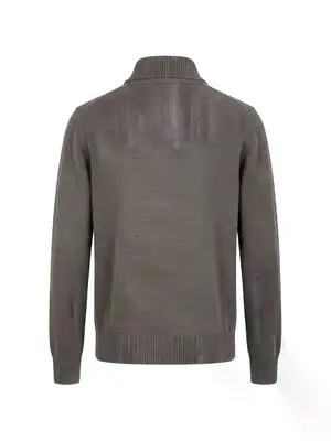 LARDINI Roll-neck Sweater - Grey