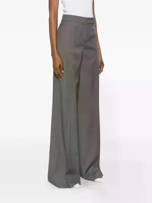 Max Mara Serio Wide Leg Trousers - Grey