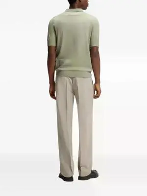 BOSS Regular-fit Shirt With Knitted Structure