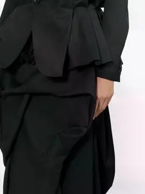 Comme Des Garçons Wrap-around Midi Skirt