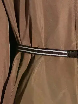 Max Mara Hooded Belted Coat