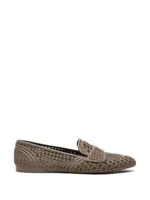 Casadei 3d Printed Loafers - Brown