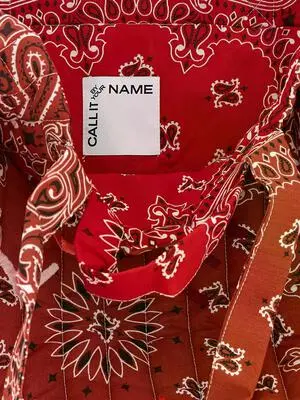 CALL IT BY YOUR NAME Maxi Cabas Quilted Tote Bag