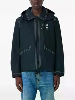 Fred Perry X Craig Green Zip-fastening Hoodie - Black