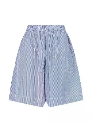 DANIELA GREGIS Striped Elasticated Shorts