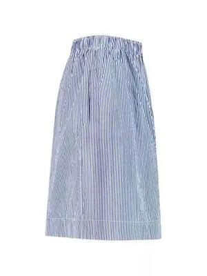 DANIELA GREGIS Striped Elasticated Shorts