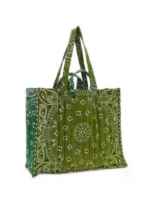 CALL IT BY YOUR NAME Maxi Cabas Quilted Tote Bag