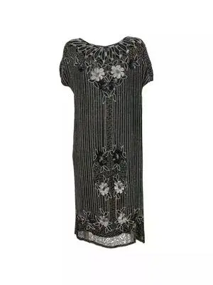 EMILIO SCHUBERT VINTAGE 2019 Floral Sequin Dress
