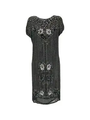 EMILIO SCHUBERT VINTAGE 2019 Floral Sequin Dress