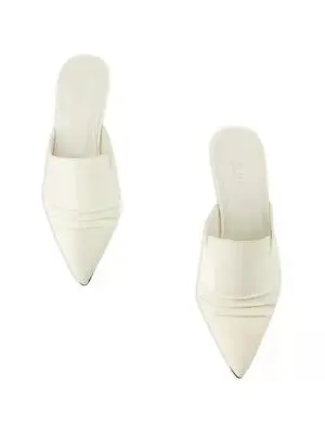 IRO PARIS Pleated Point-toe Mules