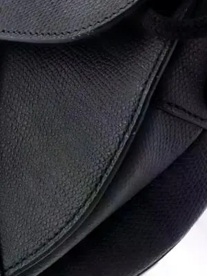 Dior Saddle Handbag Leather Mini Shoulder Bag - Black